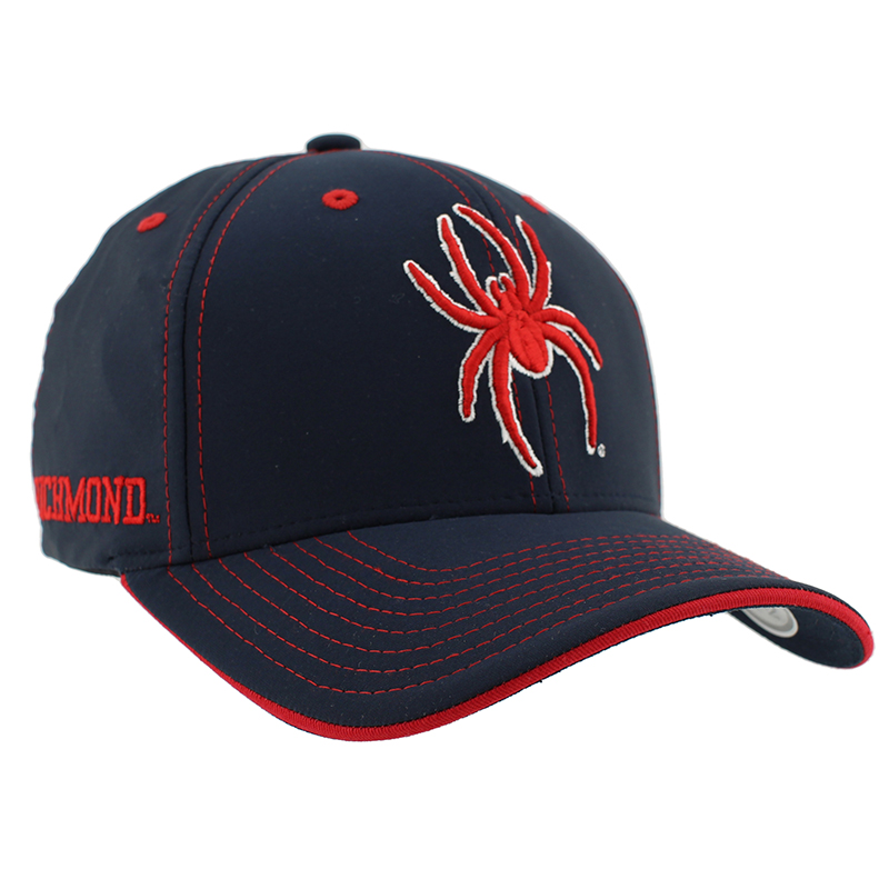 Zephyr Stretch to Fit Cap with Mascot in Navy and Red | UR SpiderShop